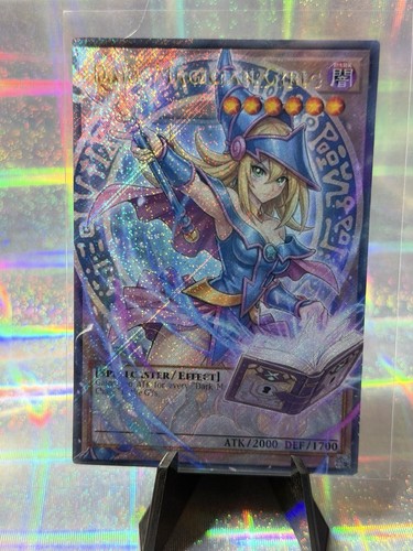 Yu-Gi-Oh! TCG Dark Magician Girl Custom Platinum Secret Rare | eBay