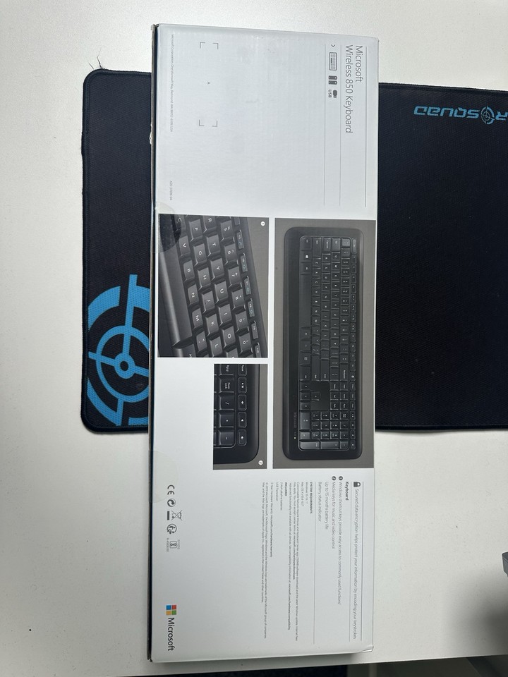 Microsoft Wireless Desktop 850 Keyboard PZ3-00006 - Black B061D | eBay UK