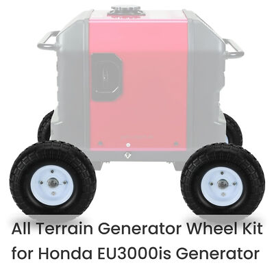 NEW Wheel Kit All Terrain Solid Never Flat Tires for Honda Generator ...