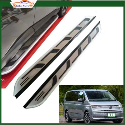 Running Boards Side Steps Pedals Nerf Bars Fits for Volkswagen Multivan ...