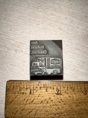 Printing Blocks “ Avis Features Chevrolet “ Nice Image | eBay