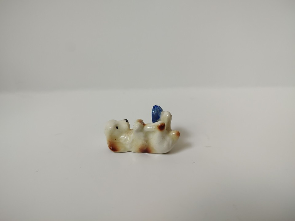 Vintage Goebel miniature mini dog figurine with slipper spaniel | eBay