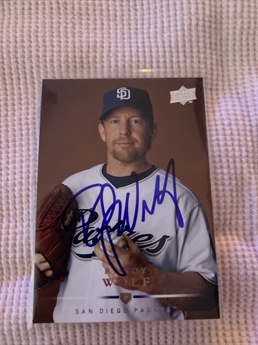 2008 Upper Deck San Diego Padres Baseball Card #631 Randy Wolf ...
