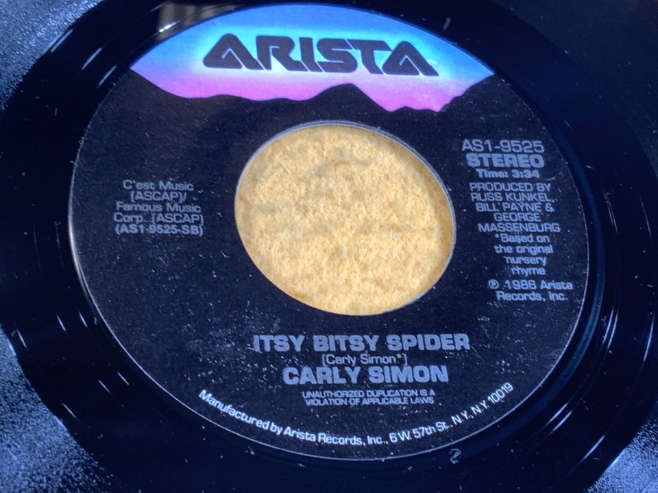 B5-48 CARLY SIMON Coming Around Again / Itsy Betsy Spider - 1986 - AS1 ...