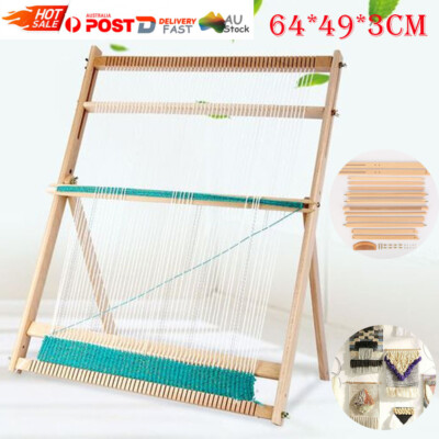 Wooden Weaving Loom Kit Foldable Weaving Loom DIY Multi-Craft for ...