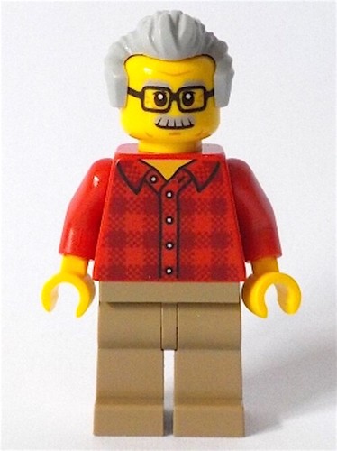 Lego Minifigure Dad Mom Daughter Son Grandma Grandpa Family Man Woman ...