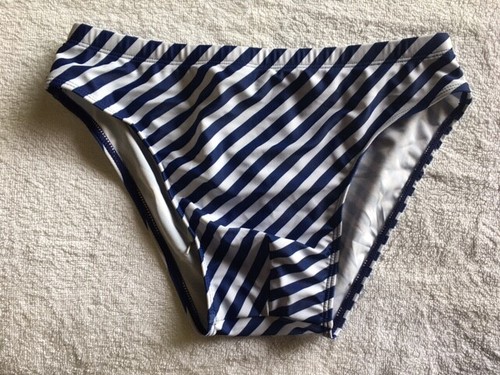 Southern Cross 'Marlo' men's swim brief, blue/white stripes, M, L, XL ...