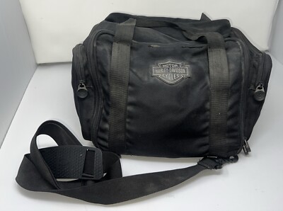 Harley Davidson Premium Luggage Day Travel Trunk Bag 14”x 10.5”x 7.75 ...