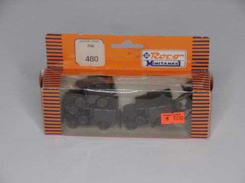 Roco MiniTanks 1:87 Scale WWII Military 3/4 Ton Dodge Truck 37mm Anti ...