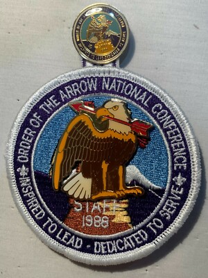 1988 NOAC Staff Participant w/pin BSA OA Event Patch | eBay