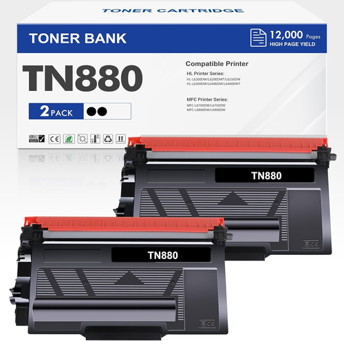 Compatible Toner Cartridge Replacement for TN880 TN 880 for HL-L6200DW ...