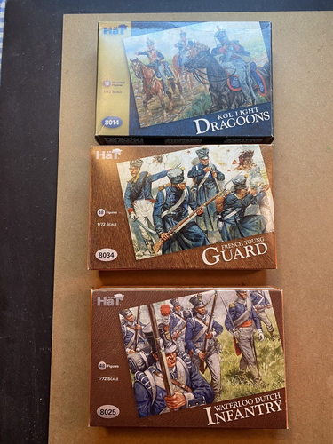 HAT WATERLOO DUTCH INFANTRY,YOUNG GUARD, KGL LIGHT DRAGOONS 1/72 | eBay