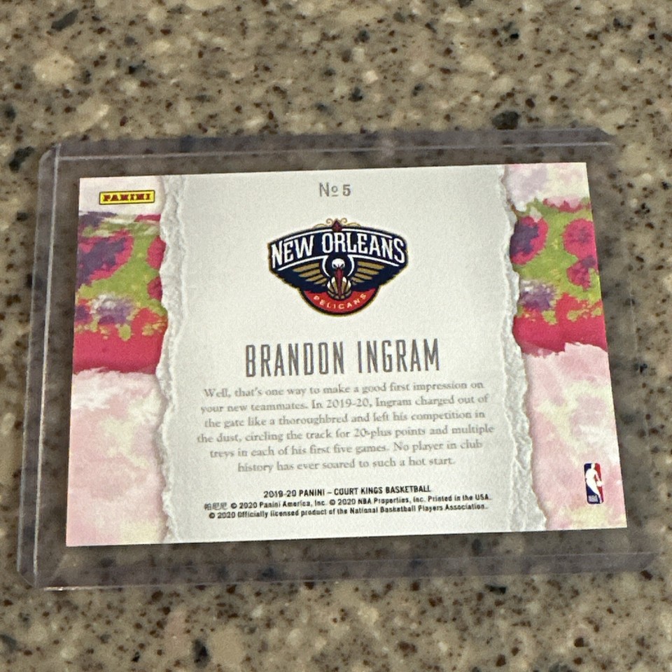 Brandon Ingram 2019-20 Court Kings #5 POINTS IN THE PAINT-New Orleans ...