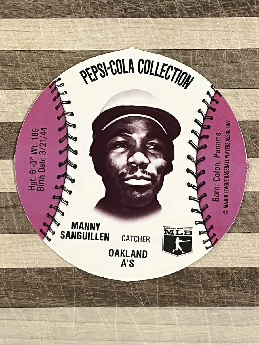 1976 MSA Pepsi-Cola Baseball Disc Manny Sanguillen | eBay