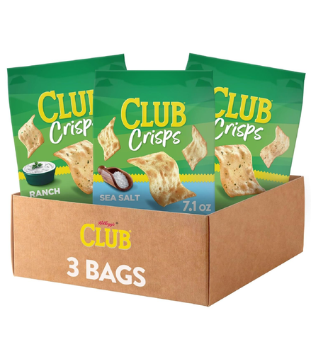 Club Cracker Crisps Baked Snack Crackers Party Snacks Variety Pack 3 ...