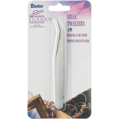 Darice Fine Point Steel Tweezer 5 Inch Silver | eBay