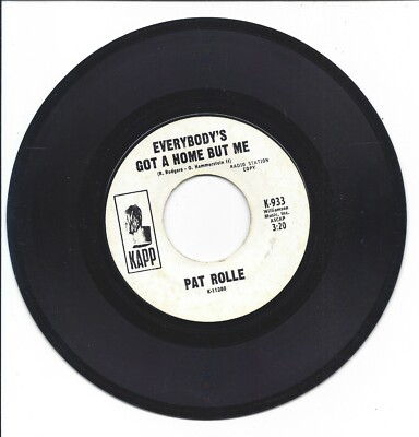 Pat Rolle Promo 45 RPM Kapp K-933 On A Clear Day b/w Everybody's Got A ...