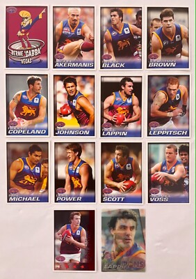 2005 HERALD SUN AFL CARDS – BRISBANE LIONS COMPLETE TEAM SET + RARE ...