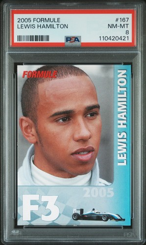 2005 FORMULE #167 LEWIS HAMILTON ROOKIE RC PSA 8 | eBay