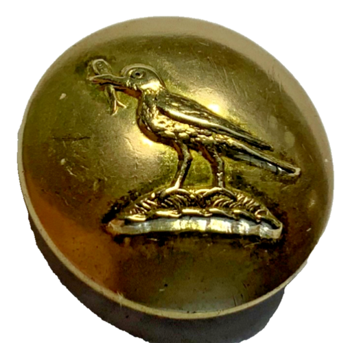 KINGFISHER w FISH ~ FISHER of DUBLIN IRELAND 16mm GILT LIVERY CUFF ...