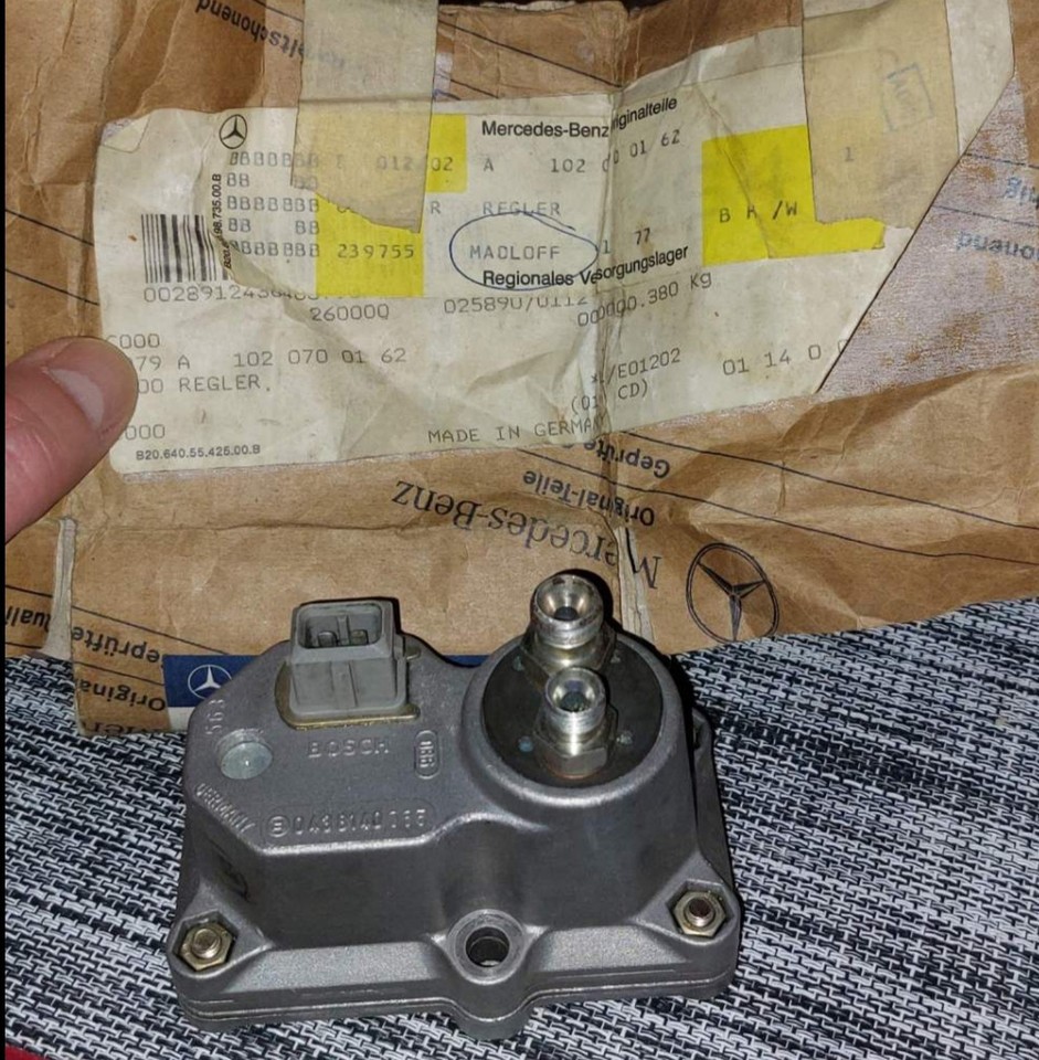 ️ Mercedes W123 W116 R107 W126 Warmlaufregler WUR Bosch 0438140 ...