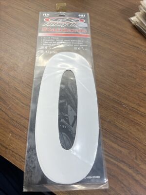 Factory Effex FX 8” White Factory Numbers 0 3 Pack FX02-4480 4 Mil | eBay