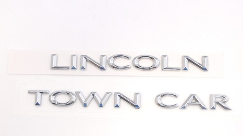 2003-2007 Lincoln Towncar Rear Emblem Name Letters-Chrome