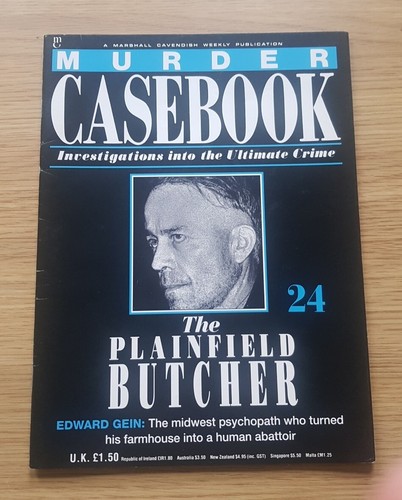 Murder Casebook. Issue 24. 'The Plainfield Butche' 'Edward Gein' | eBay UK