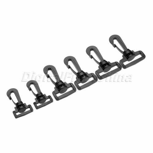 10pcs Webbing Plastic Swivel Snap Hooks Buckle For Backpack Strap 20mm ...
