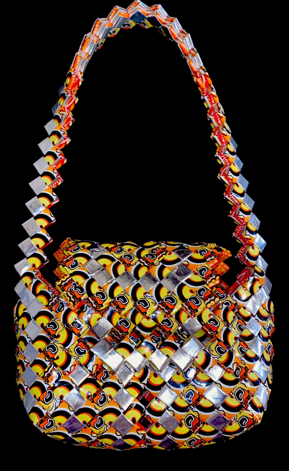 Recycled Cheetos Wrapper Handmade Woven Purse Bag Qui… - Gem