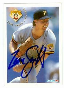 Zane Smith autographed baseball card (Pittsburgh Pirates) 1994 Fleer ...