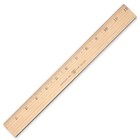 Westcott Wood Ruler Measuring Metric and 116 Scale With Single Metal ...