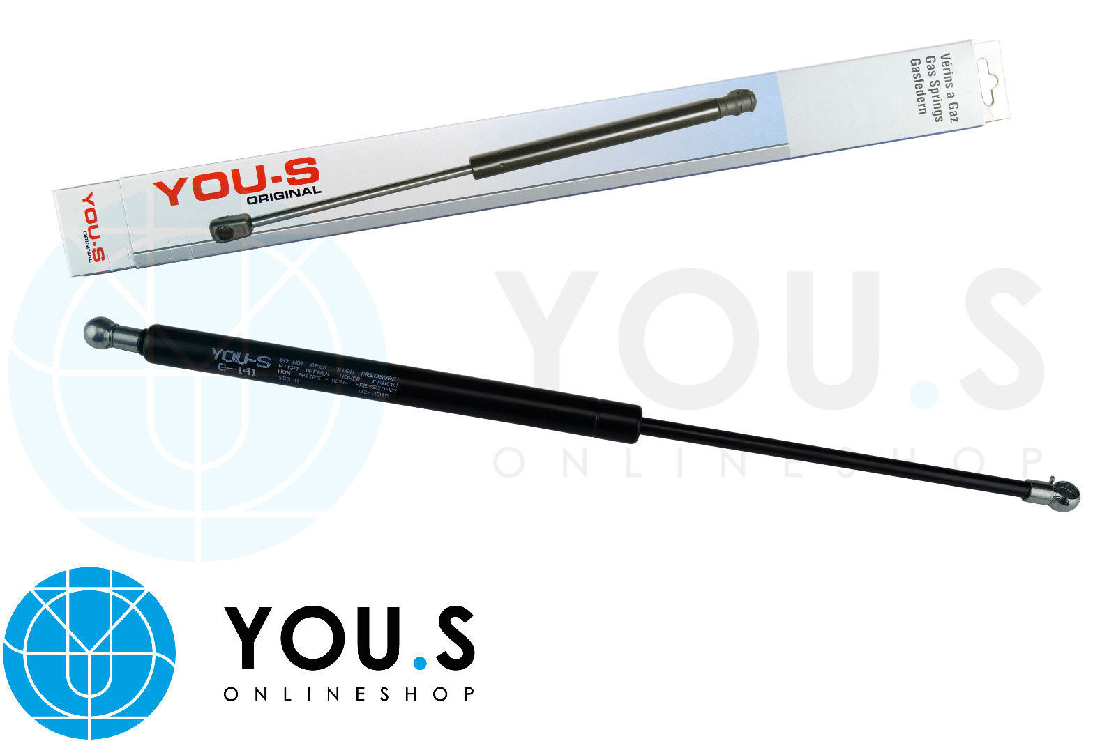 1 X YOU-S Original Gas Strut for Mercedes W210 S210 95-03 - Bonnet | eBay