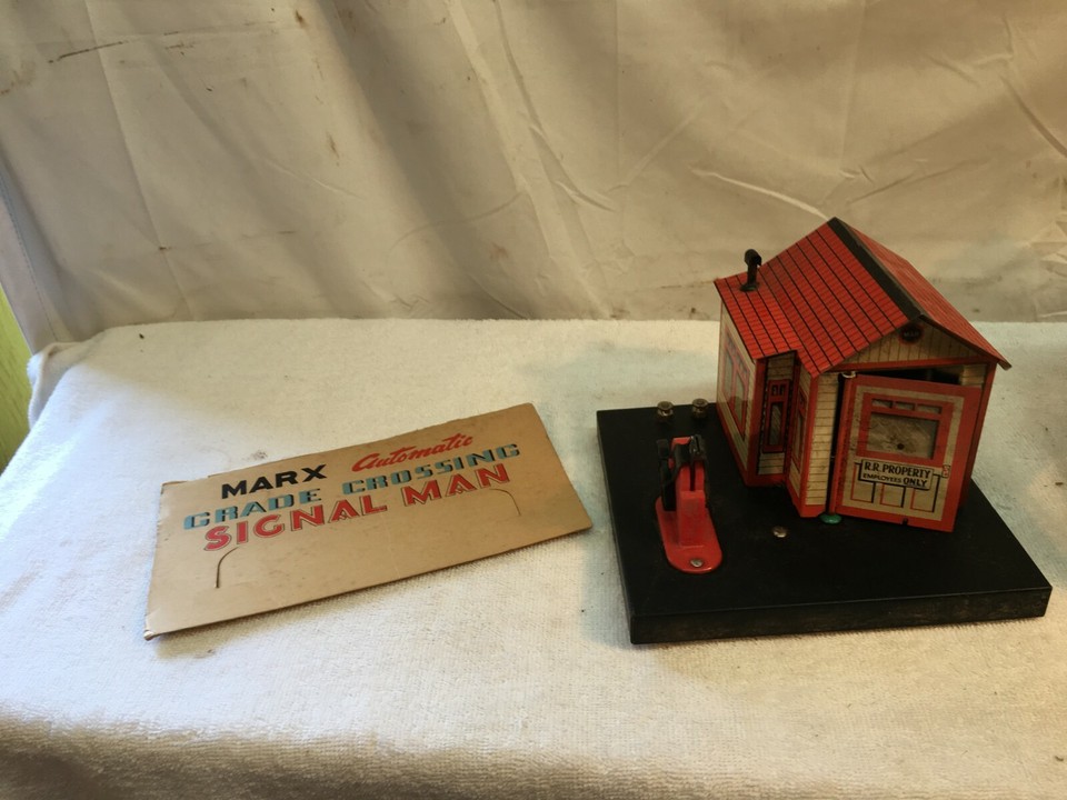 Marx O Scale Operating Grade Crossing Original Box Parts Repair | eBay