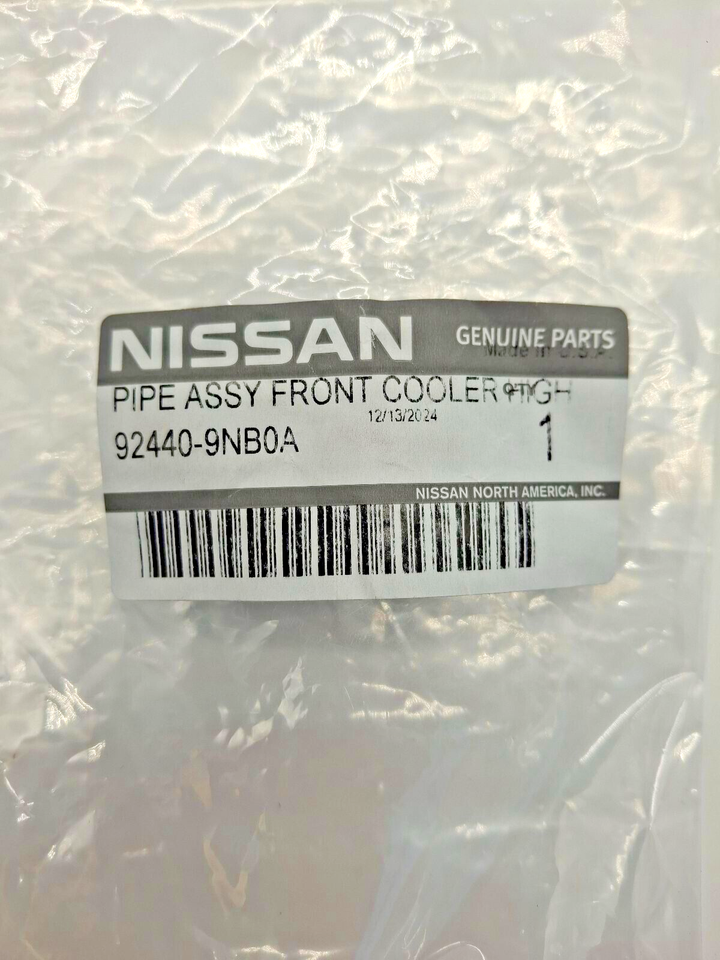 BRAND NEW OEM Nissan AC Air Conditioning High Pressure Hose 92440-9NB0A ...
