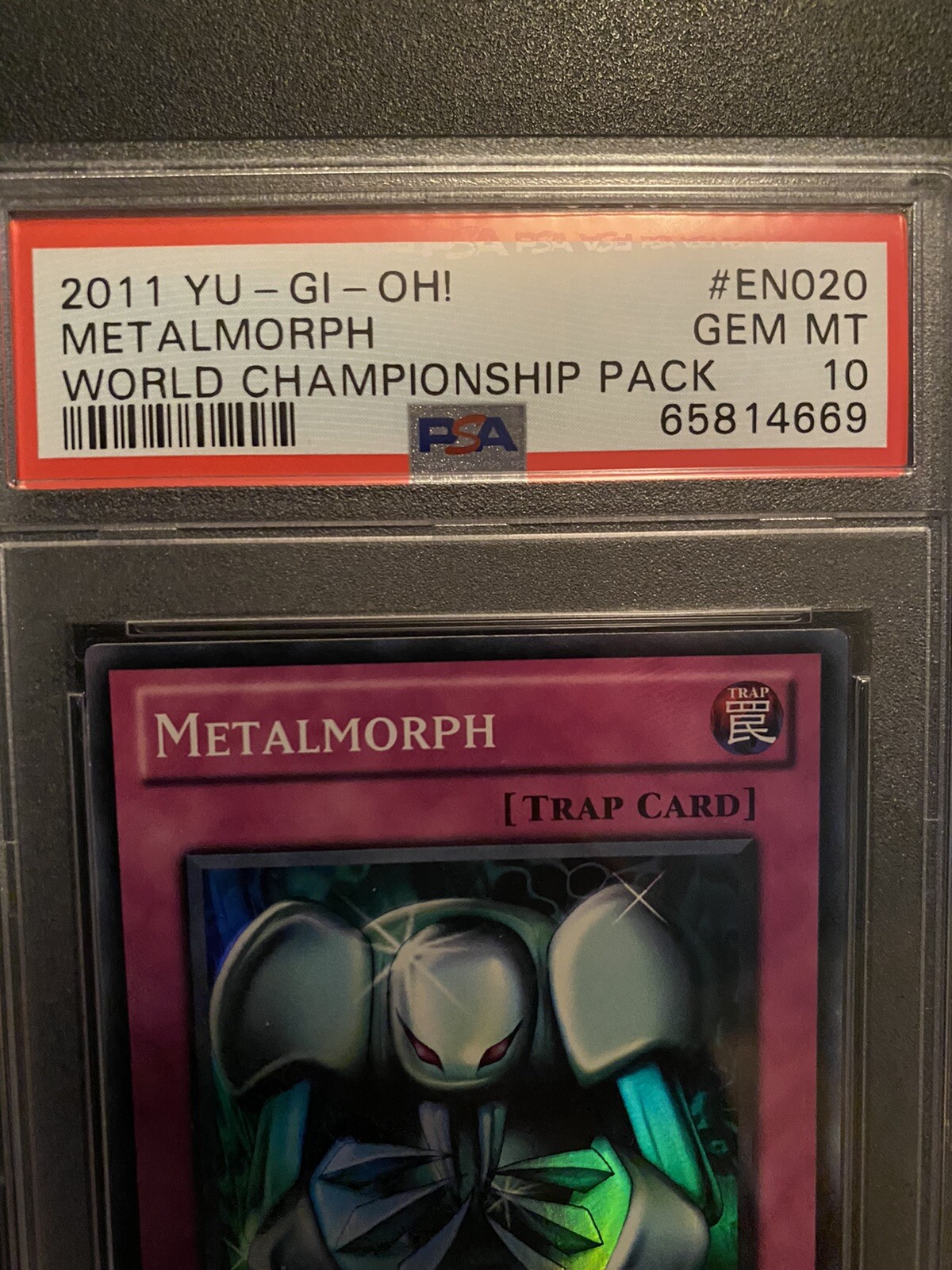 PSA 10 GEM MINT Metalmorph WP11-EN020 Super Rare Yugioh (POP 3!!) (VERY ...