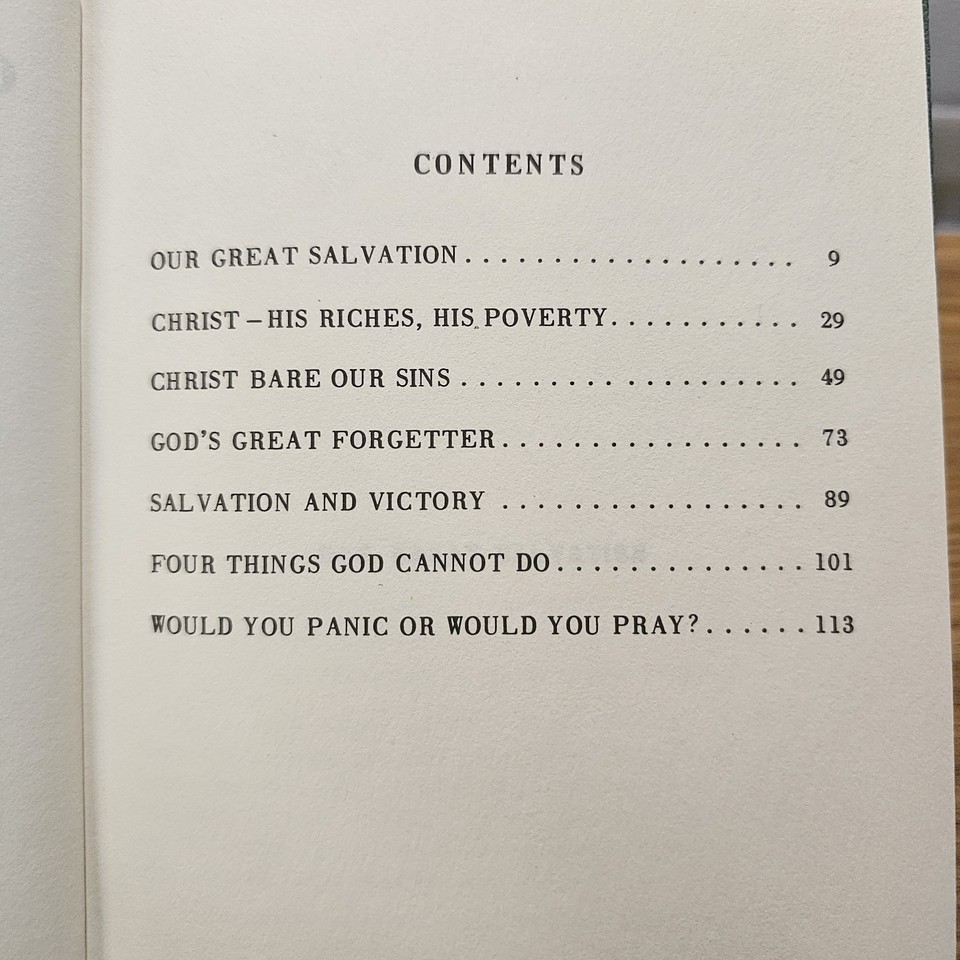 Our Great Salvation by Oliver B. Greene - The Gospel Hour Hardcover ...