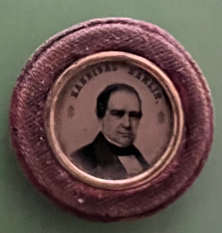 1860 Abraham Lincoln & Hamlin Ferrotype Velvet Campaign Political ...