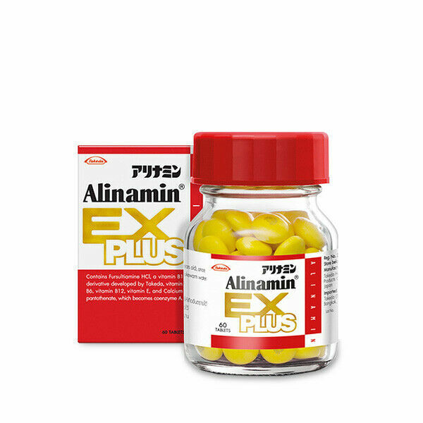 Alinamin EX Plus Dietary Supplements Vitamin B1 B6 B12 E Calcium 60 Tablets for sale online | eBay