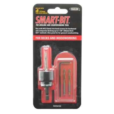 Pack of 2 Smart-Bit Bit 8g Trim Head Countersink Decking Tool BDA141 ...