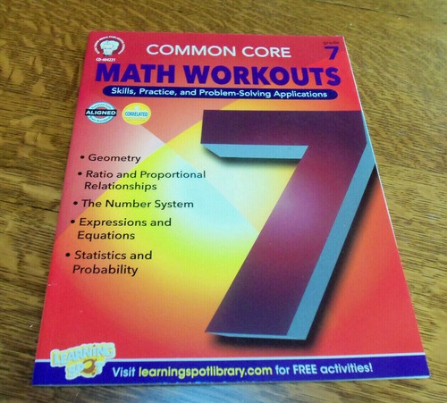 COMMON CORE MATH WORKOUTS GRADE 7 WORKBOOK 2014 MARK TWAIN PUBLISHING ...