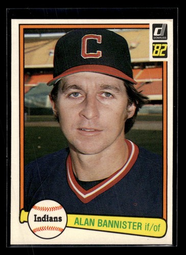 1982 Donruss Baseball #159 Alan Bannister "Set Break" Mint Cleveland ...