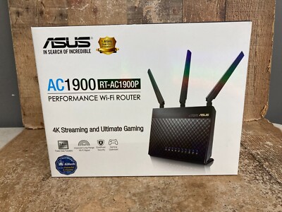 Asus RT-AC1900P Dual-band Wireless-AC1900 Gigabit Router. 889349313411 ...