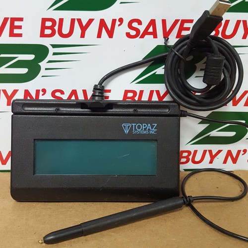 Topaz Systems T-LBK462-BSB-R 1x5 Signature Capture Pad w/USB Cord ...