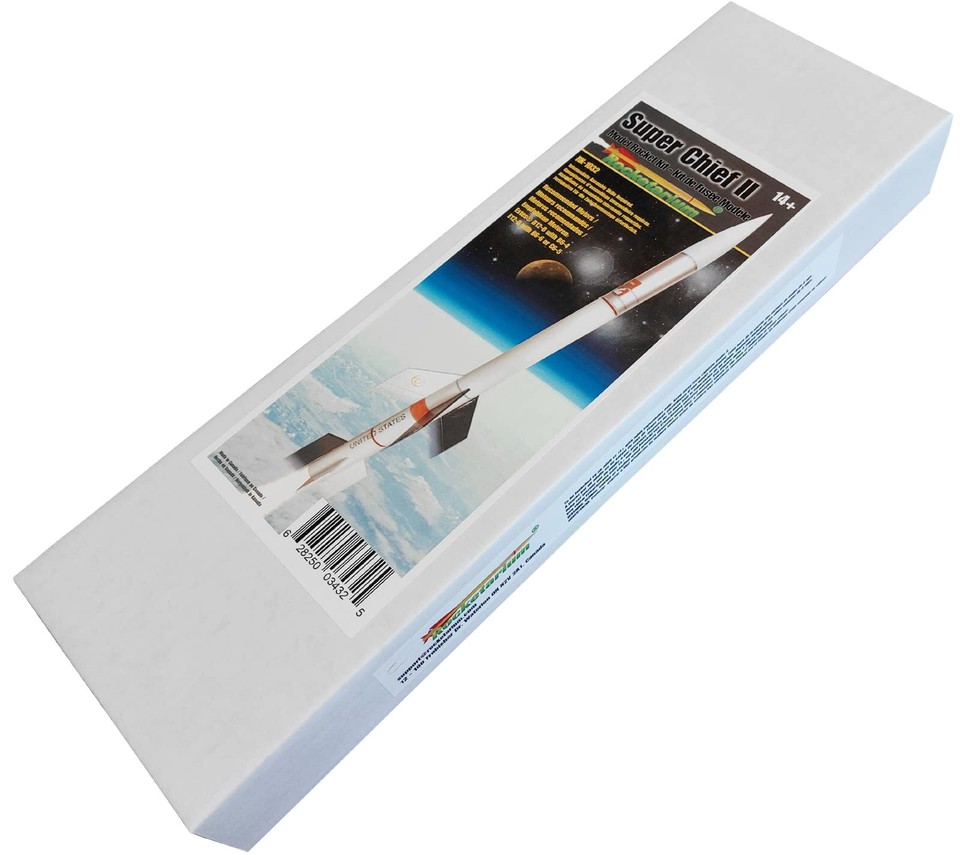 Rocketarium Two-Stage Model Rocket Kit Super Chief II RK-1032 | eBay