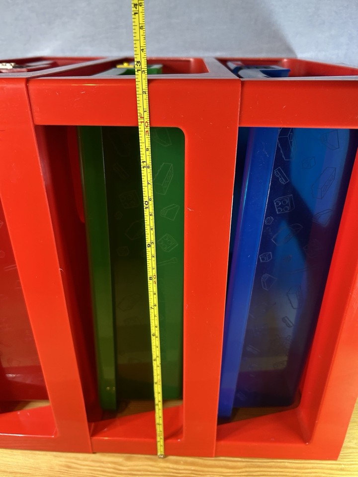 LEGO / Red 3 Drawer Storage Unit - Red, Green & Blue Drawers | eBay UK
