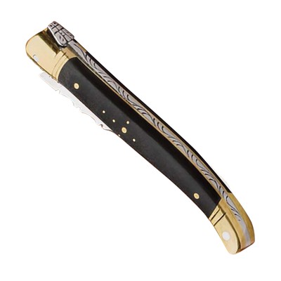 Laguiole Le Fidele Pocket Knife - 7.9” Handmade Folding Knife with Wood ...