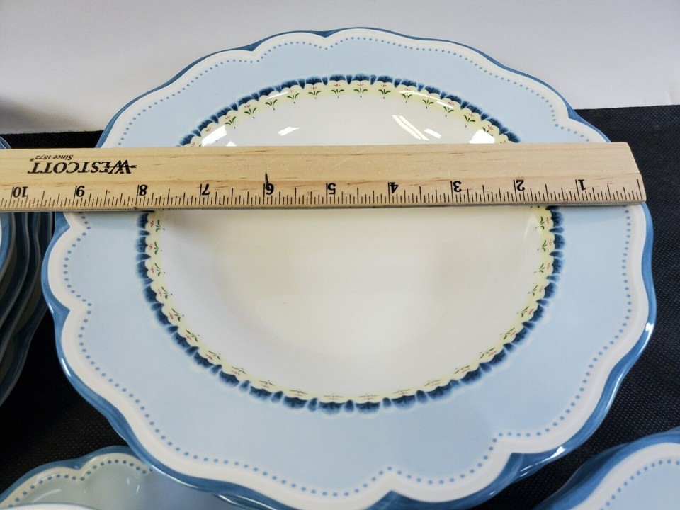 LENOX Provencal Garden Sky Blue Dinnerware Plates Bowls Cups SOLD BY ...