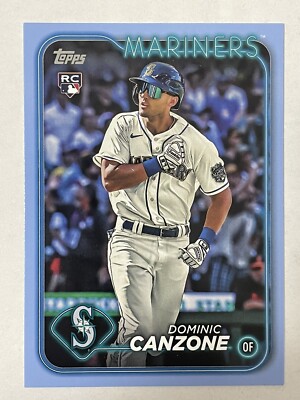 🔥DOMINIC CANZONE 2024 TOPPS SERIES 1 FATHER'S DAY BLUE RC #18/50 ...