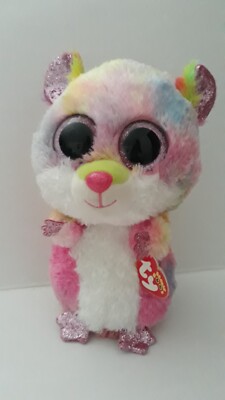 Ty Beanie Baby 2018 Beanie Boos "Rodney" The 9" Plush Multi-Colored ...